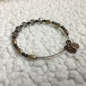 Alex and Ani | Jewelry | Alex And Ani Smoke Lux Bangle Bracelet | Poshmark